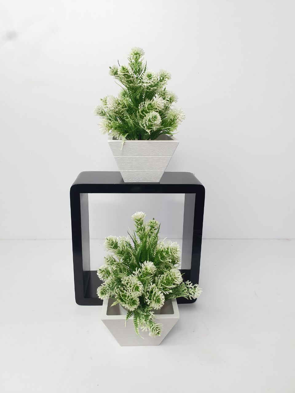 SL38 Green White Artificial Plant (FC) - Buildhub