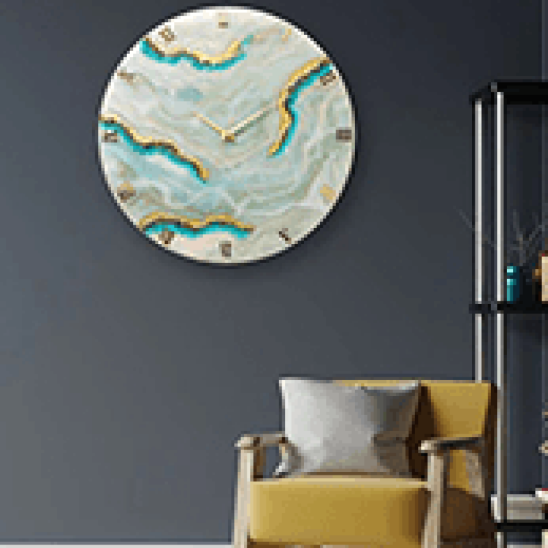 Epoxy Resin Oasis Clock - BuildHUB