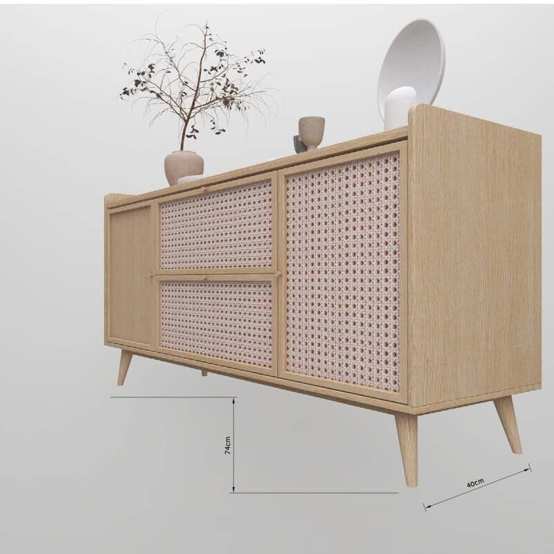 BH Engineered Boho Style Side board - BuildHUB