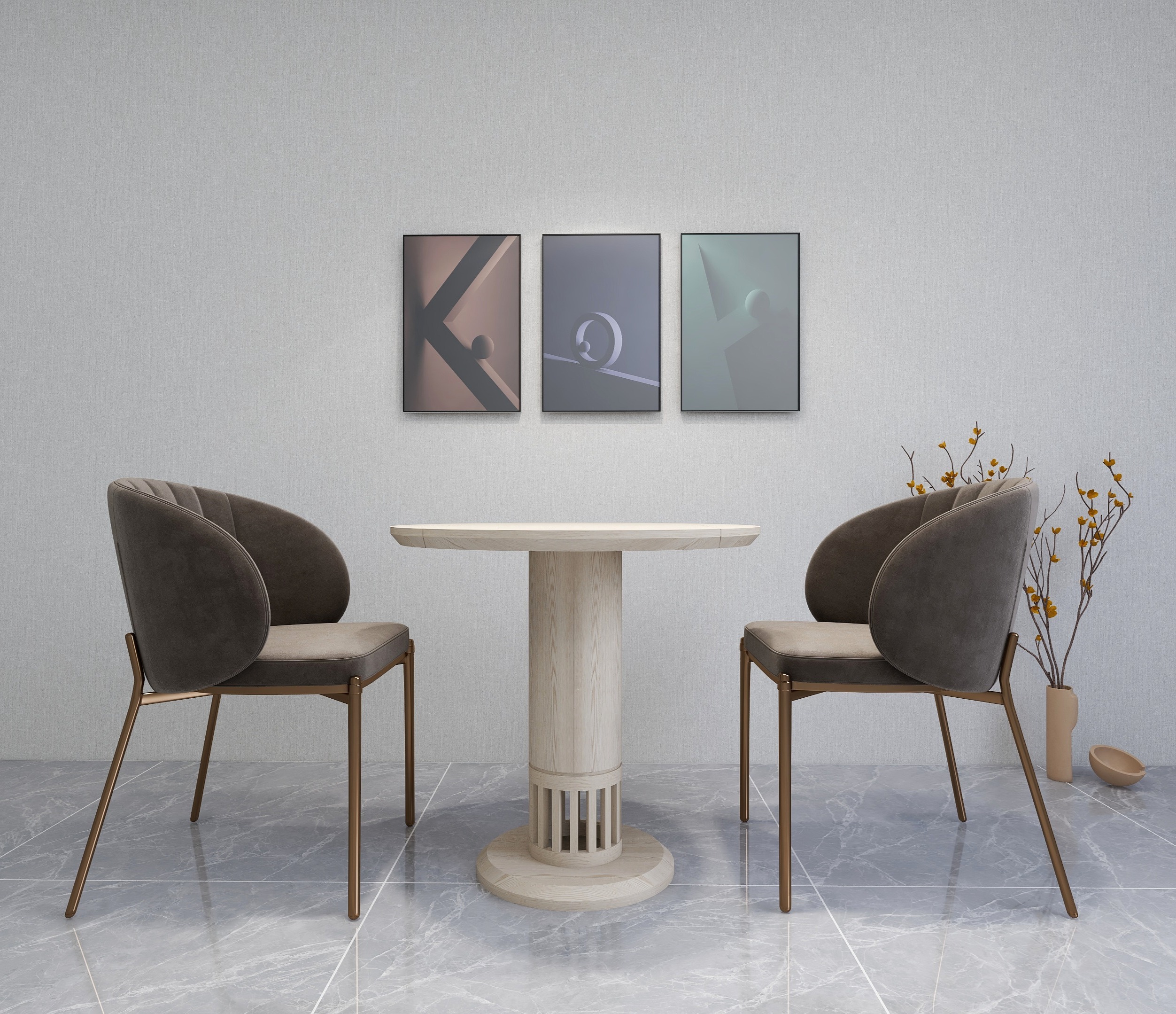 BH Engineered Round Dining Table - Buildhub