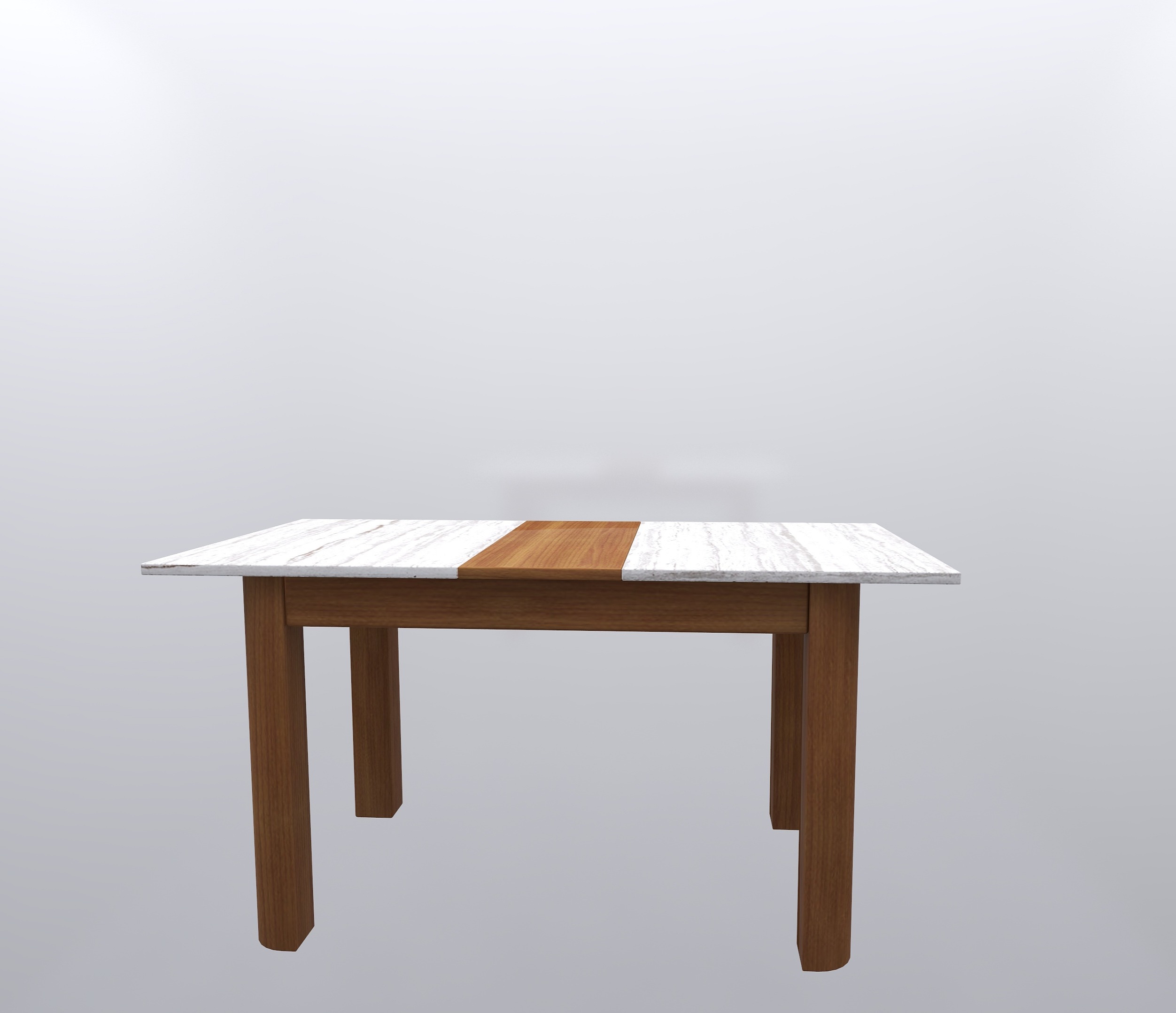 4 Seater Premium White Dining Table - BuildHUB