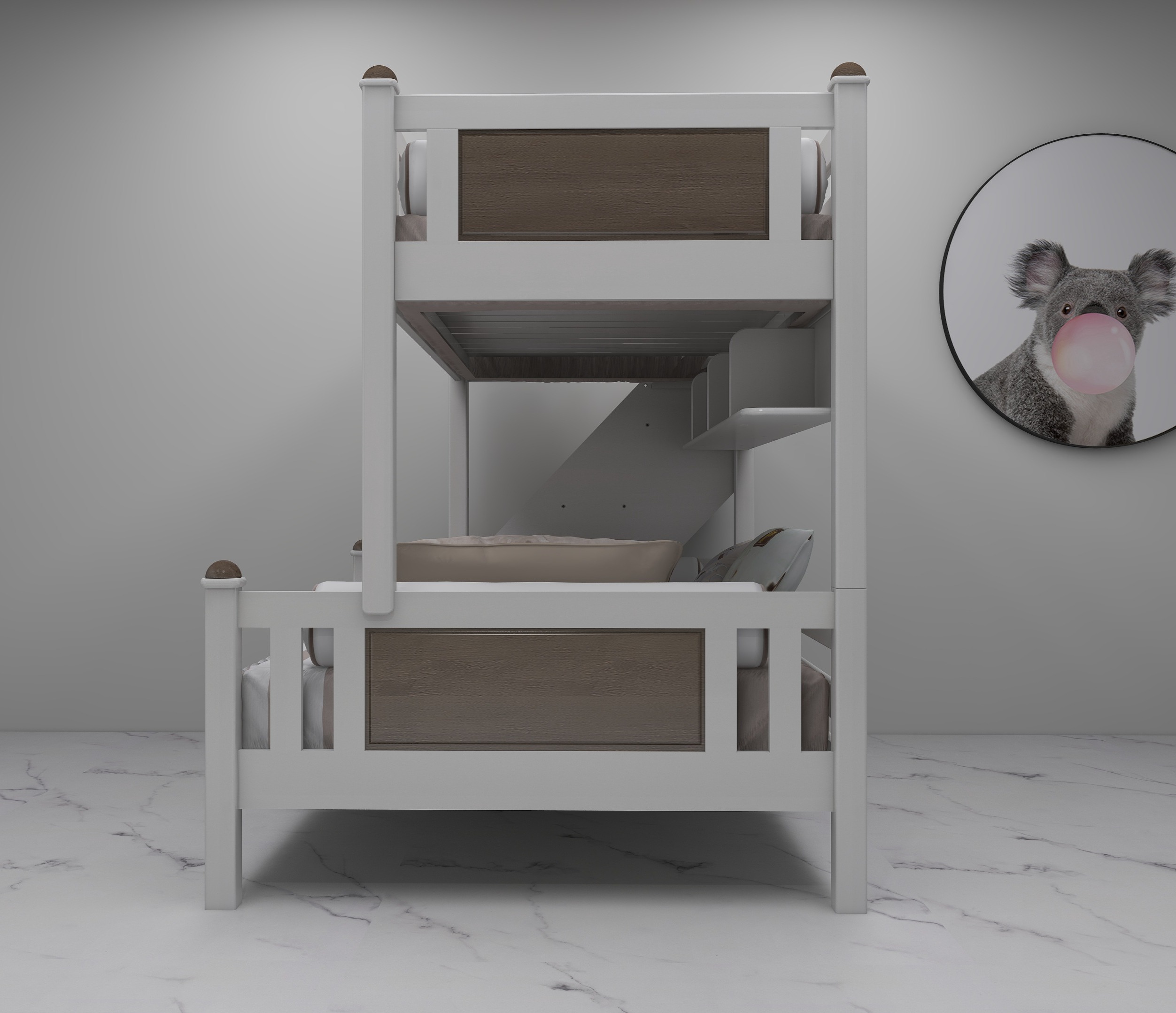 White Twin Sleeper Bunk Beds - Buildhub