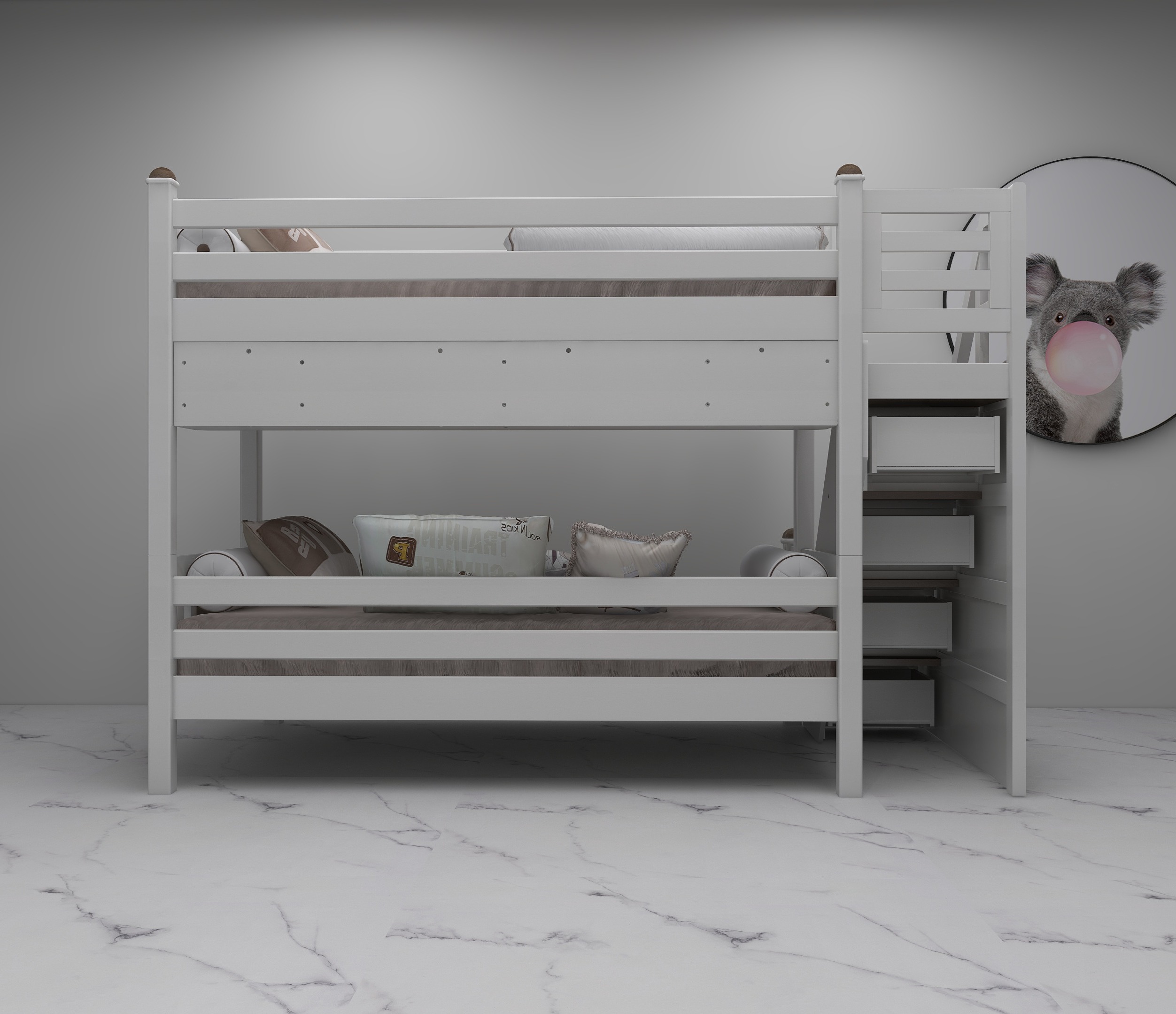 White Twin Sleeper Bunk Beds - Buildhub