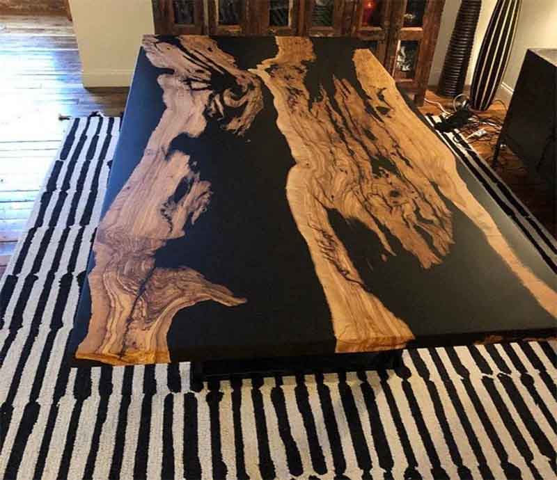 Wood Epoxy Dining Table - Buildhub