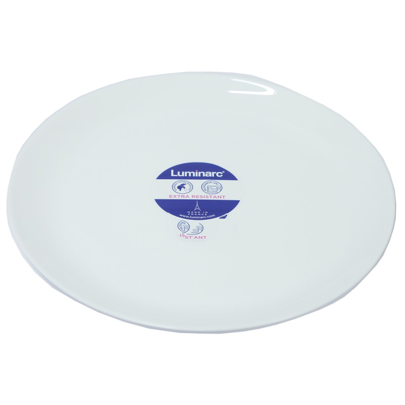 Luminarc Diwali White Grand Plate 27CM - Buildhub