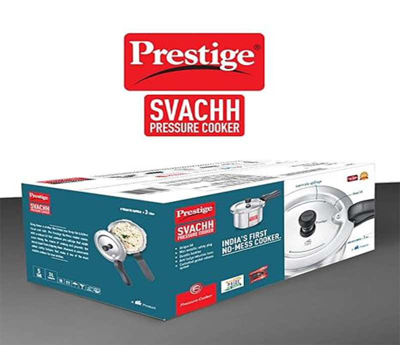 Prestige Popular Svachh Outer Lid Pressure Cooker, 3L|3 Litre Capacity ...