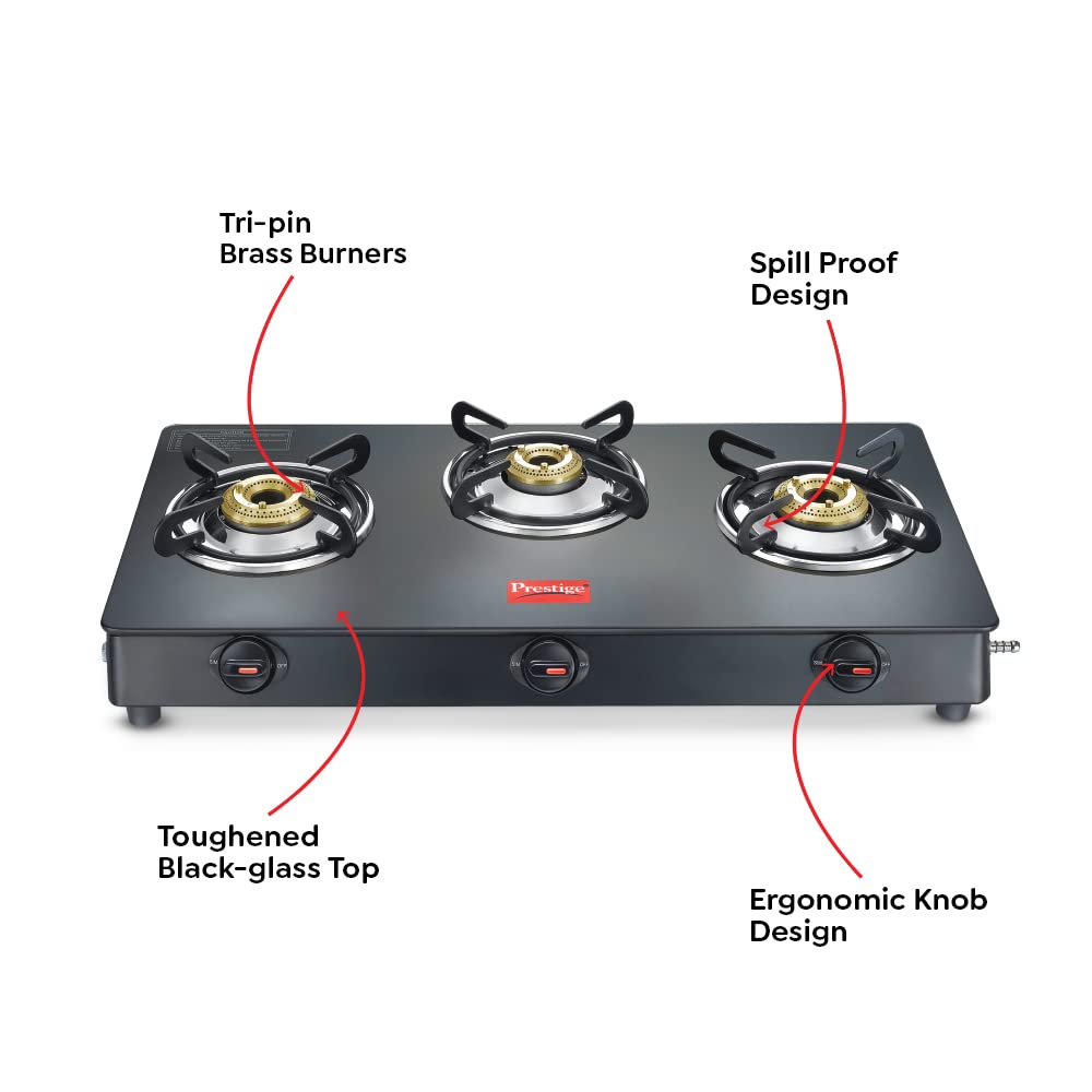 Prestige Magic Plus 3 BRNR Gas Stove - BuildHUB