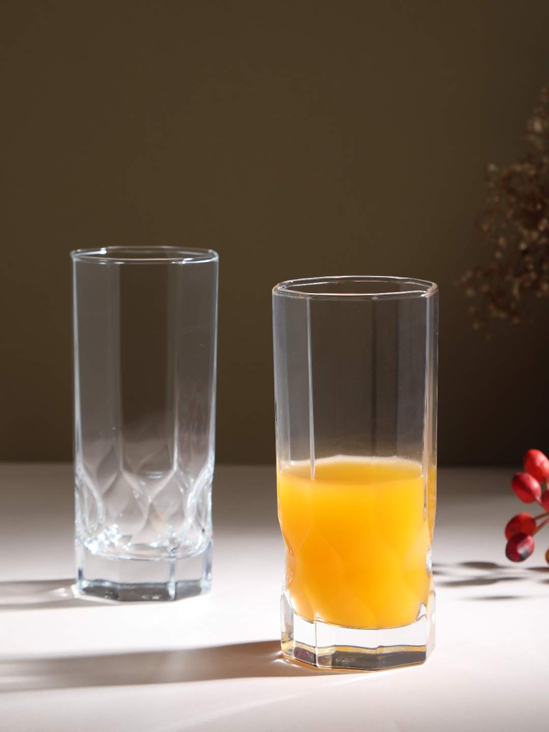 Luminarc Octime Diamond Highball Tumbler 31 CL (Set of 6) - BuildHUB