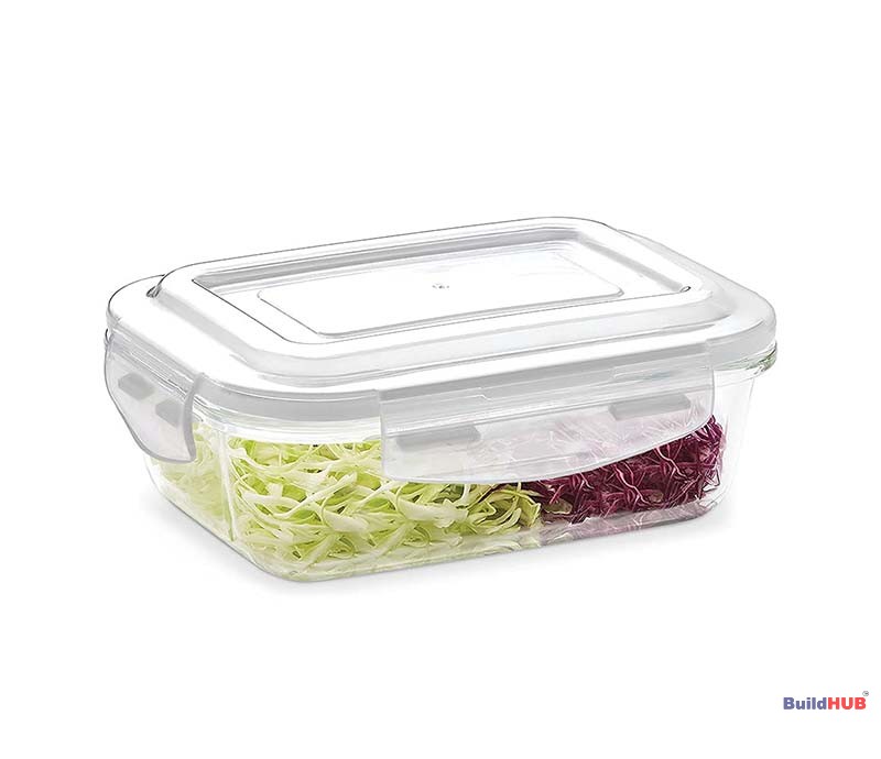 Borosil KLIP-N-Store Rectangle 1520ML - Buildhub