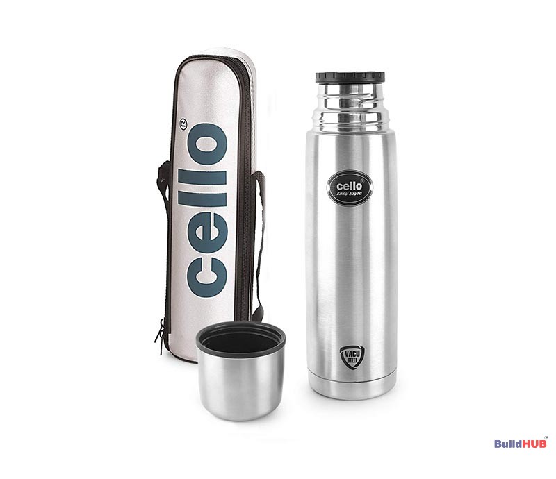 Cello Easy Style Stainless Steel Flask 1000ML - Buildhub