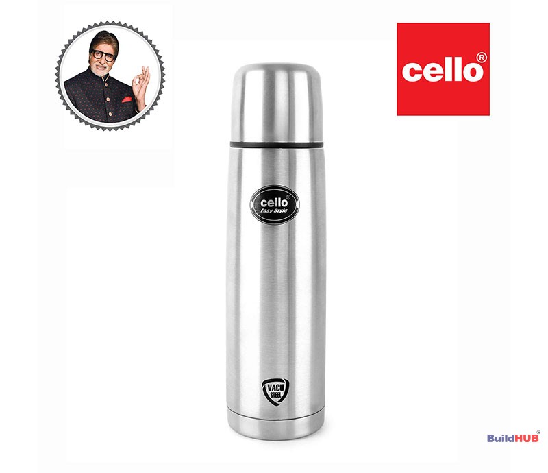 Cello Easy Style Stainless Steel Flask 750ML - Buildhub