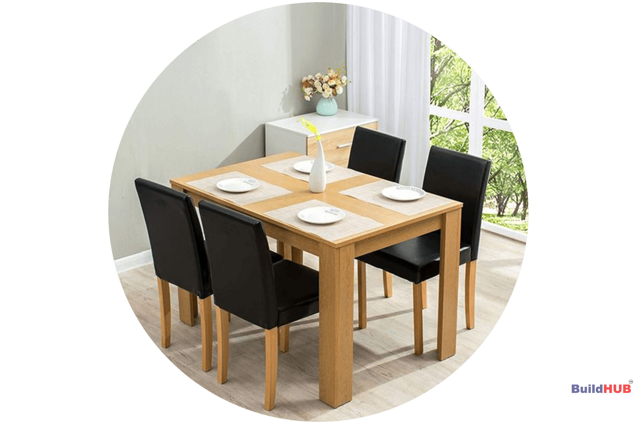 4 Seater Dining Table - BuildHUB