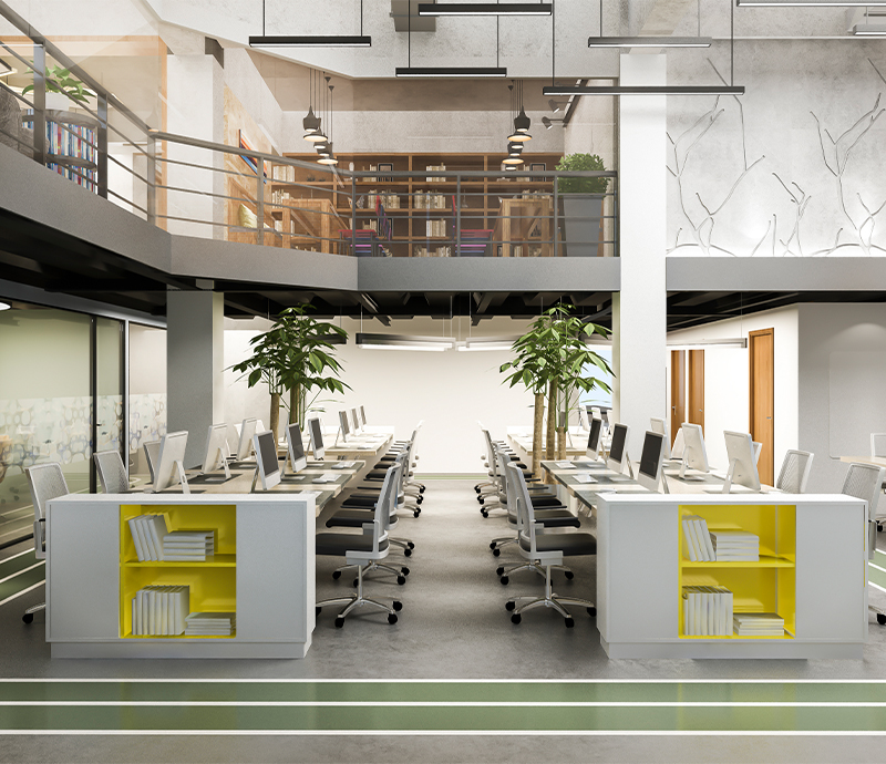 BH Engineered Linear Type Workstation - BuildHUB